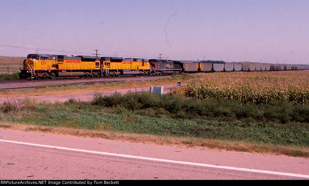 Empty coal and a couple of SD90s